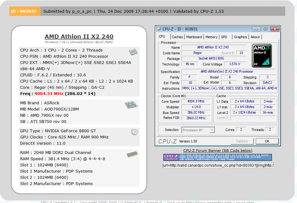 Phenom II Low Voltage Overclocking/Underclocking Thread | Page 3 | TechPowerUp Forums