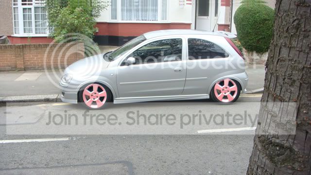 Pink alloys | Vauxhall Corsa-C Forum