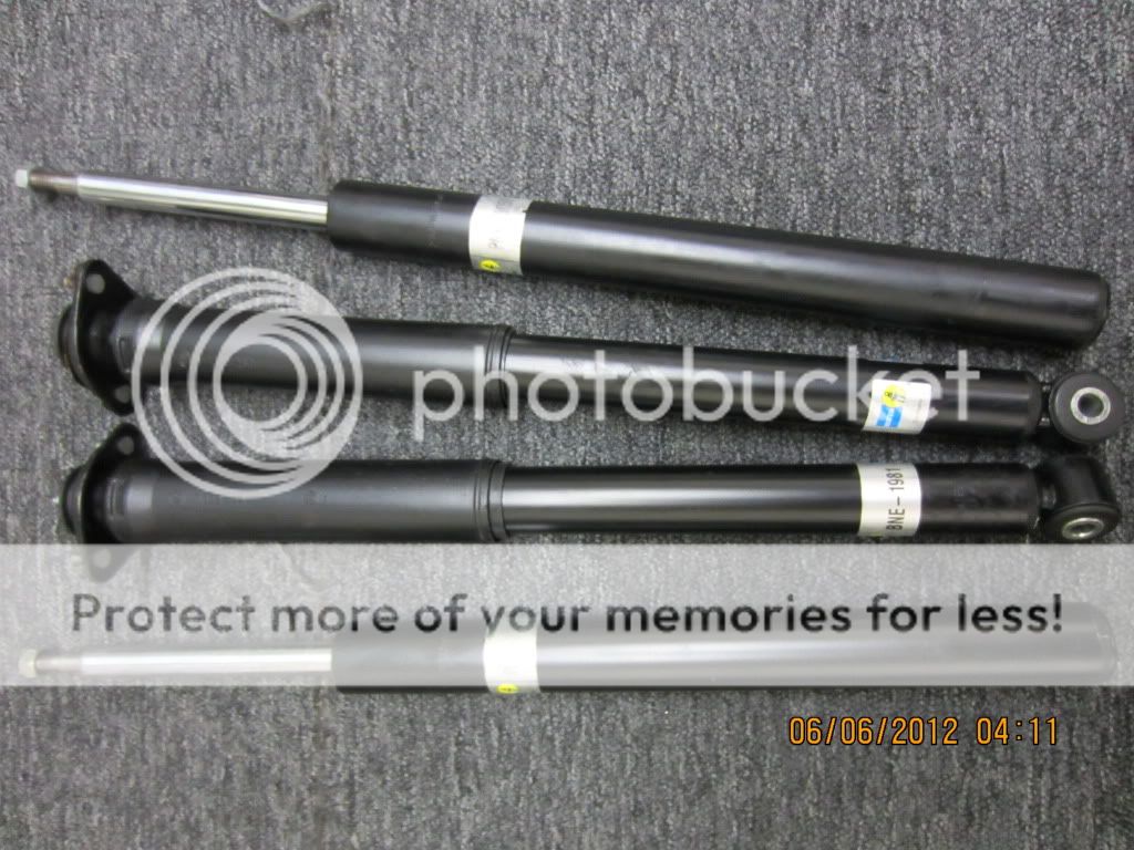 E30 Bilstein Touring Class Front Strut Inserts and Rear Shocks